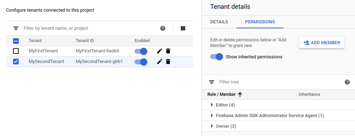 Control de acceso de los usuarios | Identity Platform Documentation | Google Cloud